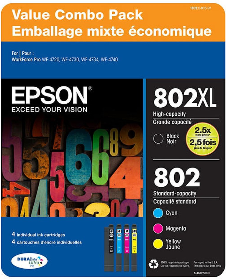 DURABrite Ultra 802 Ink Value Club Pack